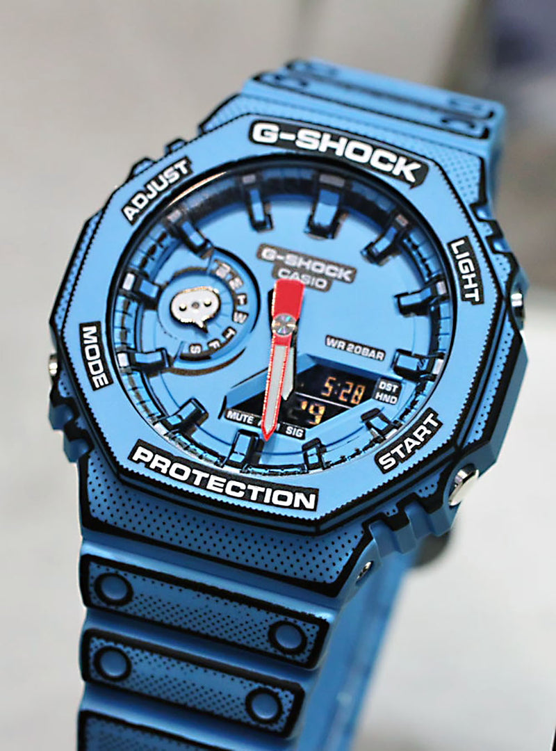 CASIO WATCH G-SHOCK MANGA THEME ANALOG-DIGITAL 2100 SERIES GA-2100MNG ...