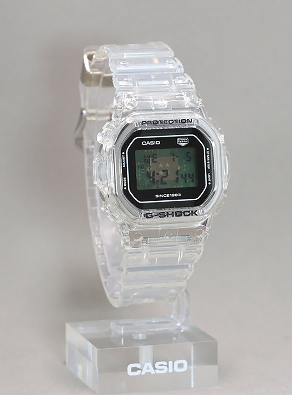 CASIO WATCH G-SHOCK 40TH ANNIVERSARY CLEAR REMIX DW-5040RX-7JR MADE IN ...