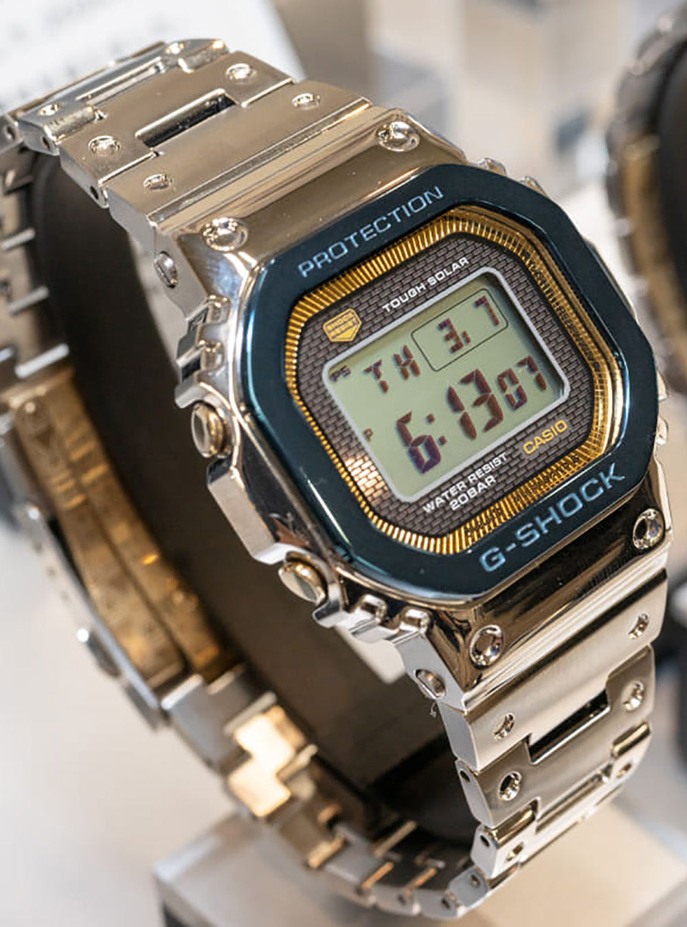 CASIO WATCH G-SHOCK 50TH ANNIVERSARY FULL METAL 5000 SERIES GMW-B5000S ...