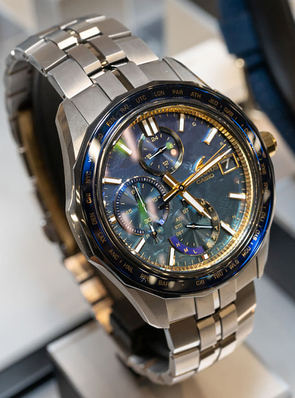 CASIO WATCH OCEANUS 50TH ANNIVERSARY MANTA S7000 SERIES OCW-S7000SS-2A ...