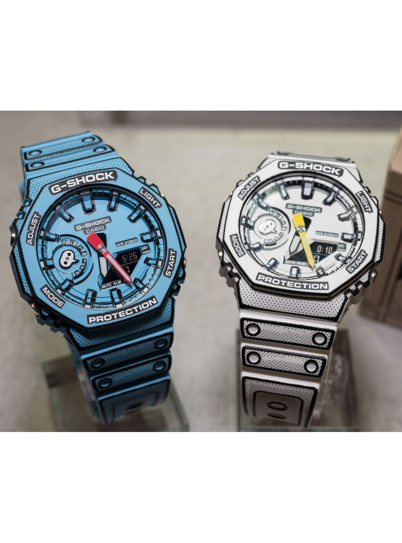 CASIO WATCH G-SHOCK MANGA THEME ANALOG-DIGITAL 2100 SERIES GA-2100MNG ...