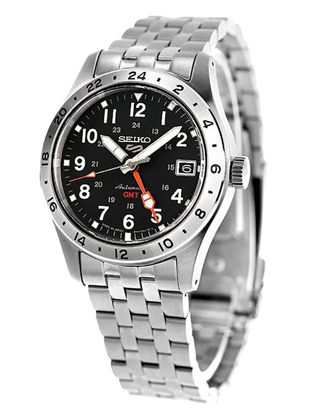 SEIKO 5 SPORTS WATCH SBSC009 FIELD SPORTS STYLE GMT MADE IN JAPAN JDM ...