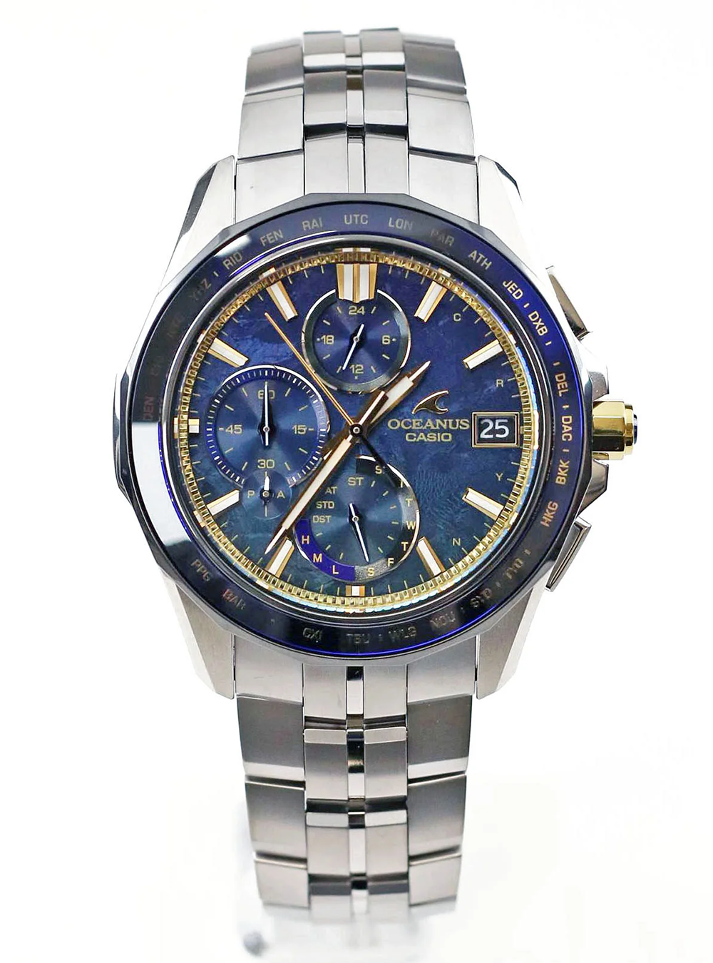 CASIO WATCH OCEANUS 50TH ANNIVERSARY MANTA S7000 SERIES OCW-S7000SS-2A ...