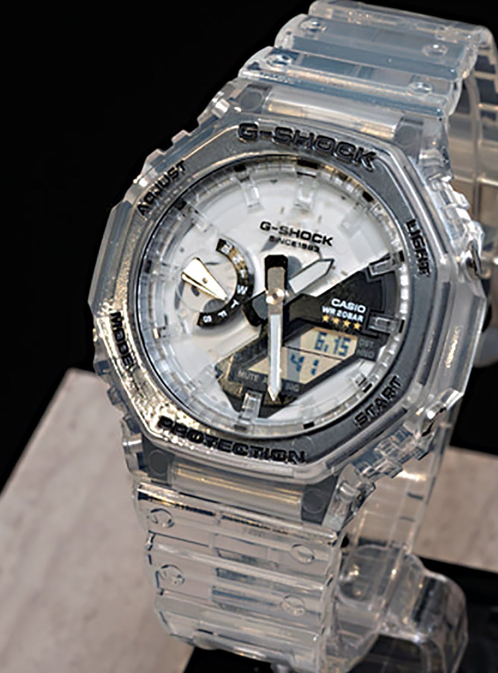 CASIO G-SHOCK 40TH ANNIVERSARY CLEAR REMIX GA-2140RX-7AJR LIMITED EDIT ...
