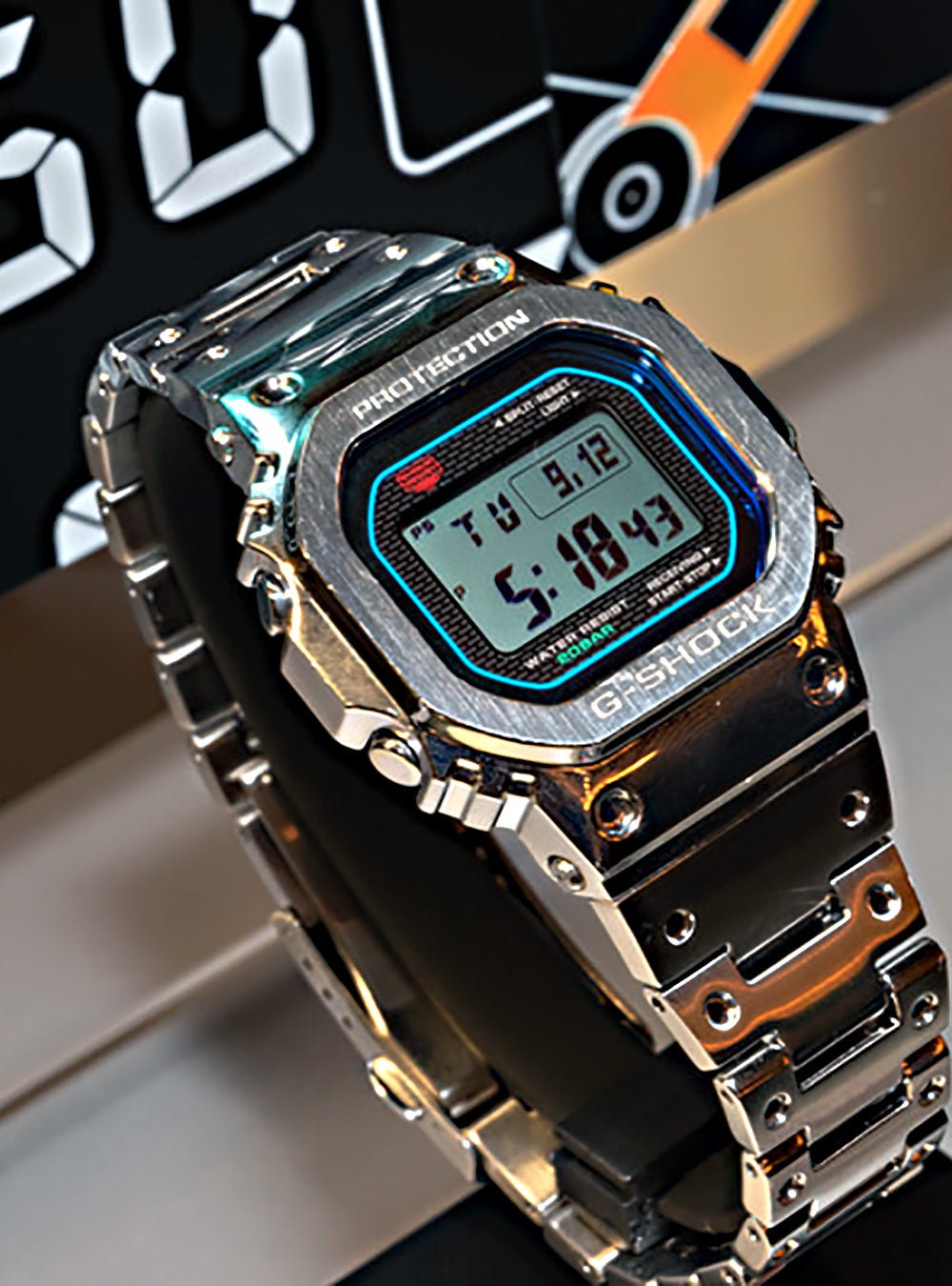 CASIO WATCH G-SHOCK FULL METAL 5000 SERIES GMW-B5000PC-1JF MADE IN JAP ...