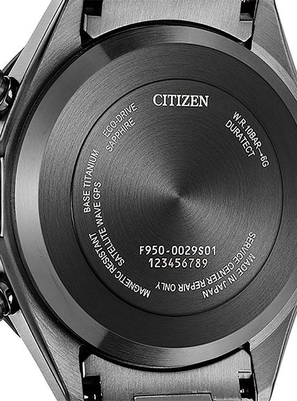 CITIZEN ATTESA ACT LINE BLACK TITANIUM™ SERIES SATELLITE WAVE GPS CC40 ...