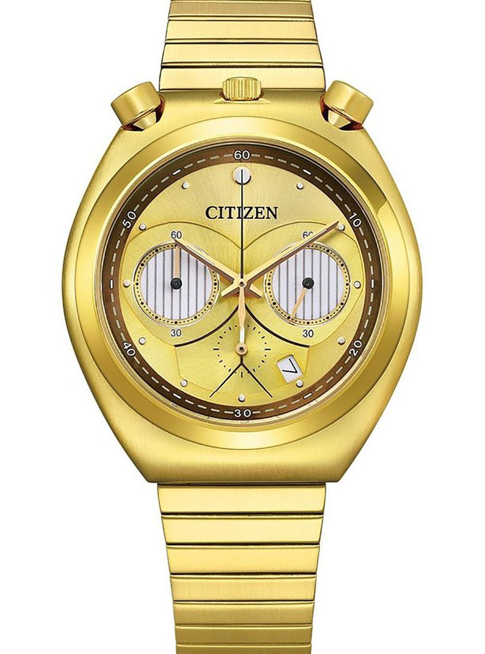 CITIZEN RECORD LABEL TSUNO(BULLHEAD) CHRONO "C-3PO" AN3662-51W LIMITED ...
