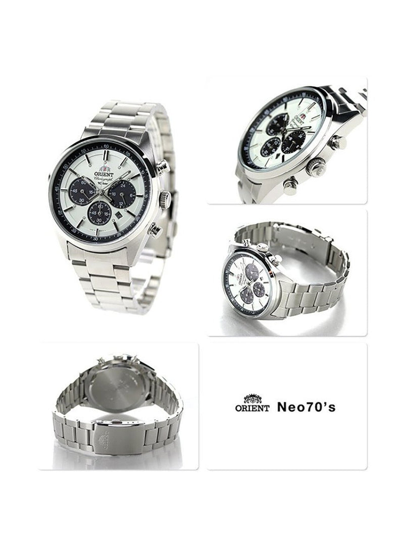 ORIENT WATCH NEO 70's SOLAR CHRONOGRAPH PANDA WV0041TX MADE IN JAPAN J ...