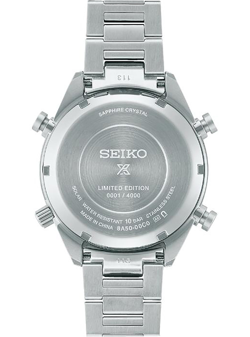 SEIKO PROSPEX SPEEDTIMER 1/100 SEC SOLAR CHRONOGRAPH ANALOG QUARTZ 40T ...