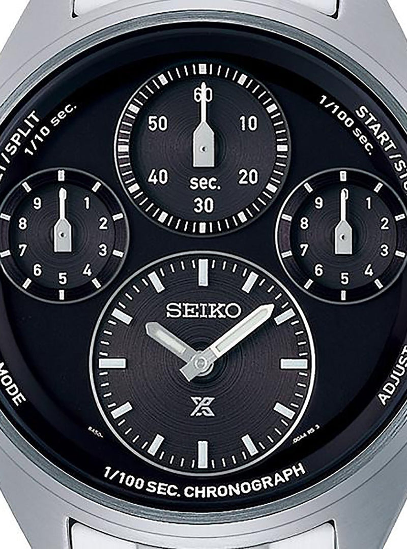 SEIKO PROSPEX SPEEDTIMER 1/100 SEC SOLAR CHRONOGRAPH SBER003 MADE IN J – japan-select