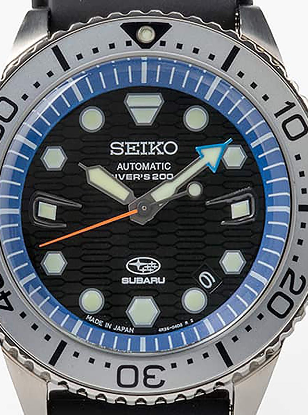SEIKO × SUBARU AUTOMATIC DIVER'S 200MM MADE IN JAPAN LIMITED EDITION ...