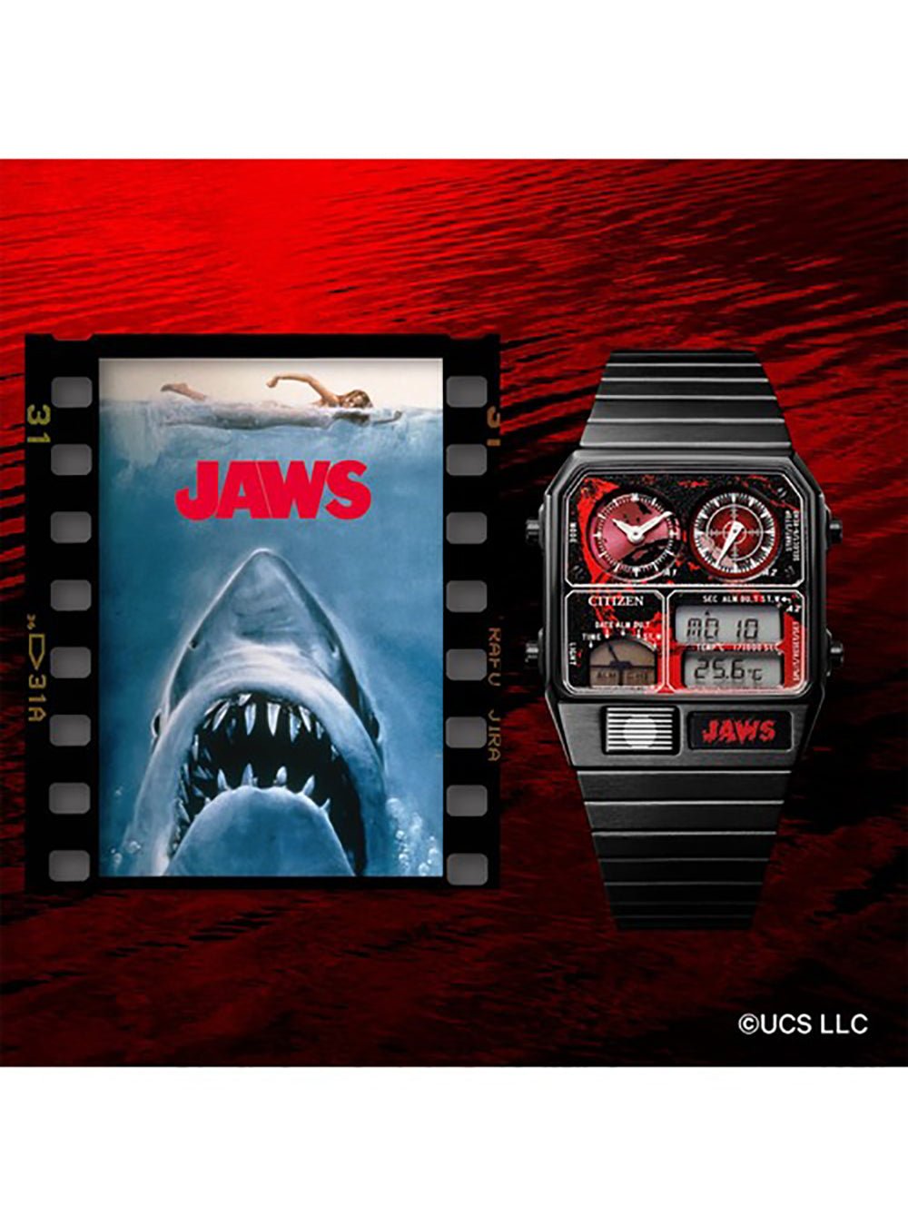 UNIVERSAL × CITIZEN COLLECTION RECORD LABEL ANA-DIGI TEMP JAPAN MOV'T ...