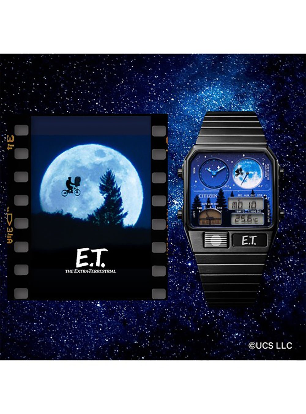 UNIVERSAL × CITIZEN COLLECTION RECORD LABEL ANA-DIGI TEMP JAPAN MOV'T ...